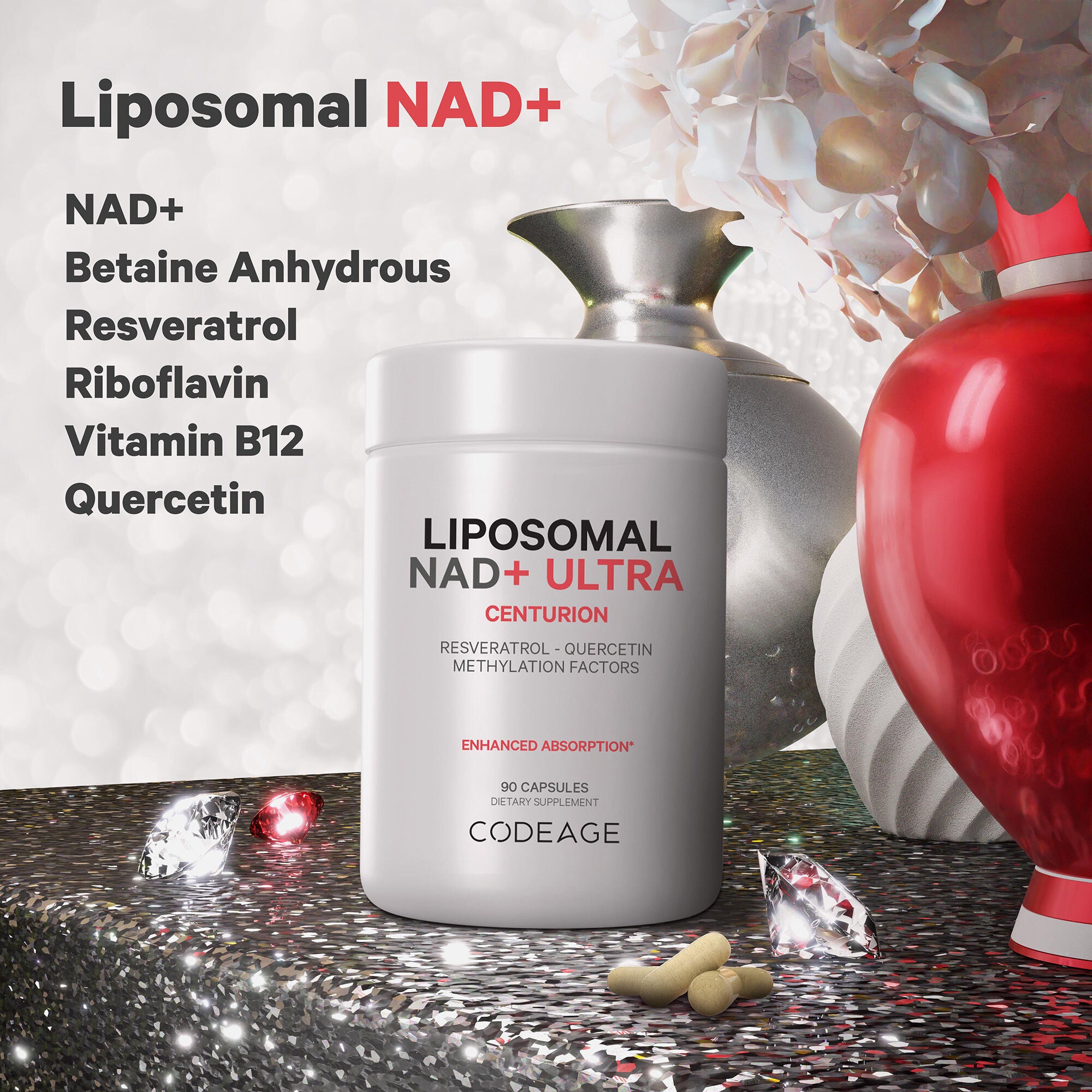Codeage - Liposomal NAD+ Ultra - 90 Capsules | GNC